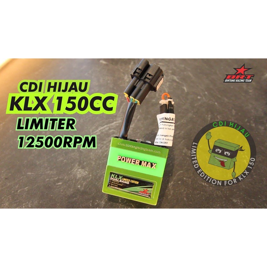 Jual CDI BRT POWER MAX DUAL BAND HIJAU KLX 150/140 LIMITED EDITION ...