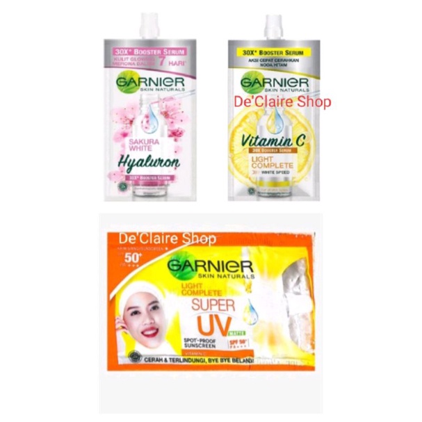 Jual Garnier Light Complete Super Uv Matte Sachet 7ml / Garnier Serum ...