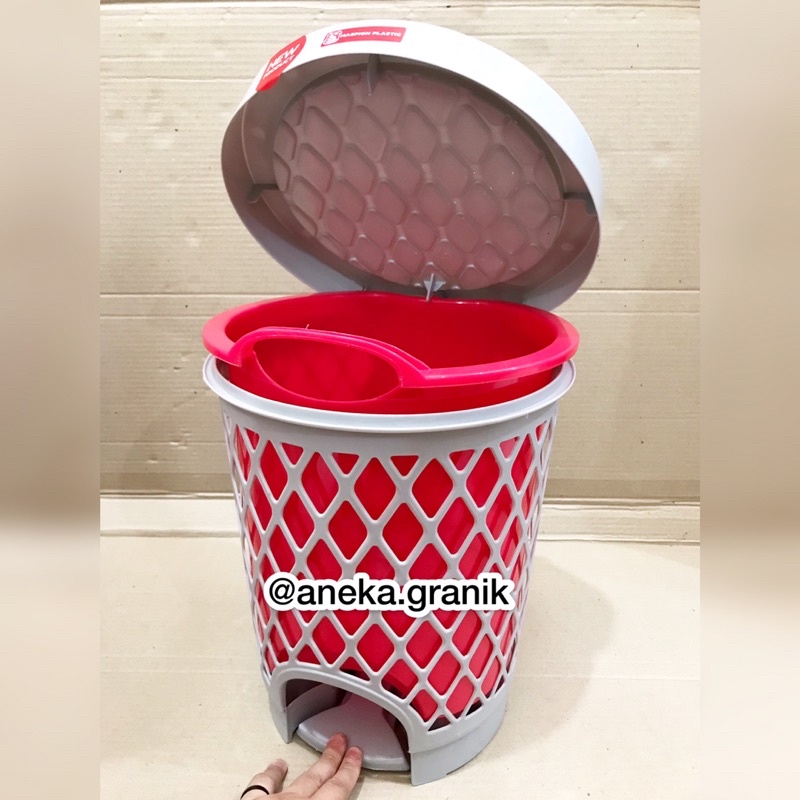 Jual Tempat Sampah Injak 10 liter | Tong Sampah Pedal Maspion | Nero Pedal Pail | Shopee Indonesia