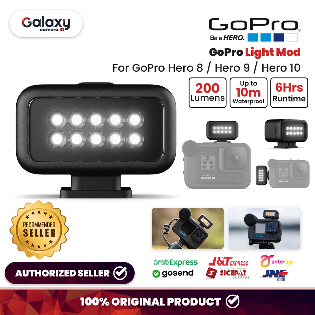 Jual GoPro Light Mod for GoPro Hero 8 / Hero 9 / Hero 10 Original ...