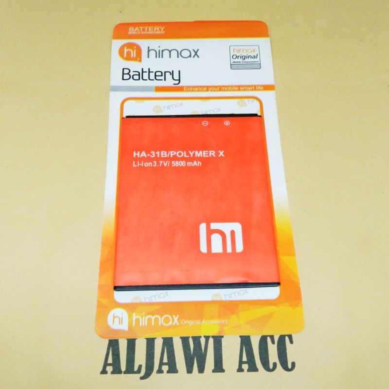 Jual Baterai bt batre battery Himax Polymer X HA-31B Original Battery Hp | Shopee Indonesia