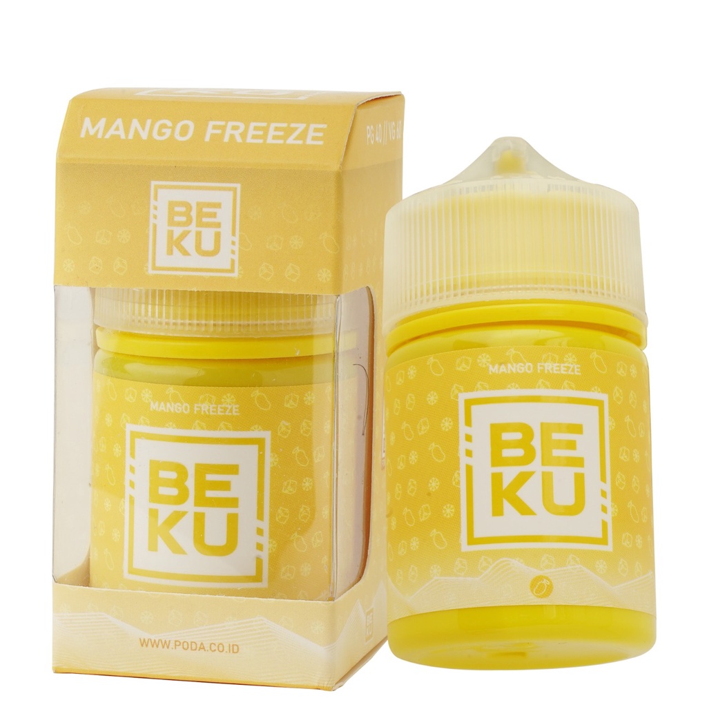 Jual Liquid Vape BEKU Mango Freeze 3MG 60ML By PODA X FVS X RAY ...