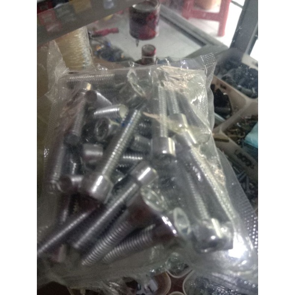 Jual baut L M6x25 nekel (panjang 25mm) | Shopee Indonesia