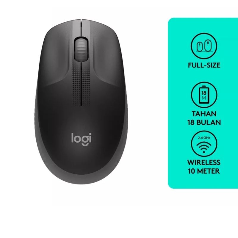 Jual Mouse Logitech M191 Full Size Wireless Mouse Original | Shopee ...
