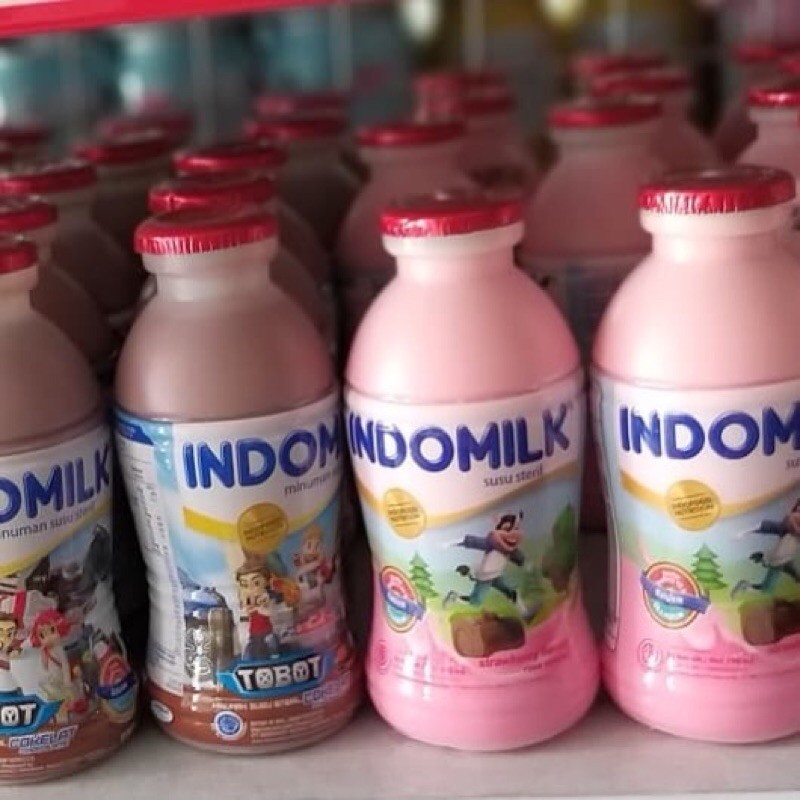 Jual SUSU INDOMILK BOTOL UKURAN 190ml | Shopee Indonesia
