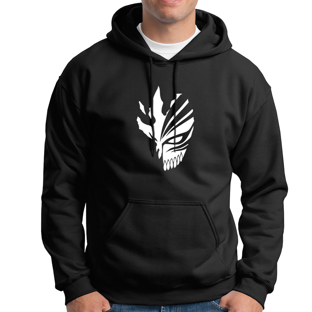 Jual Sweater Anime BLEACH Hoodie ICHIGO KUROSAKI Jumper Hitam Bahan ...