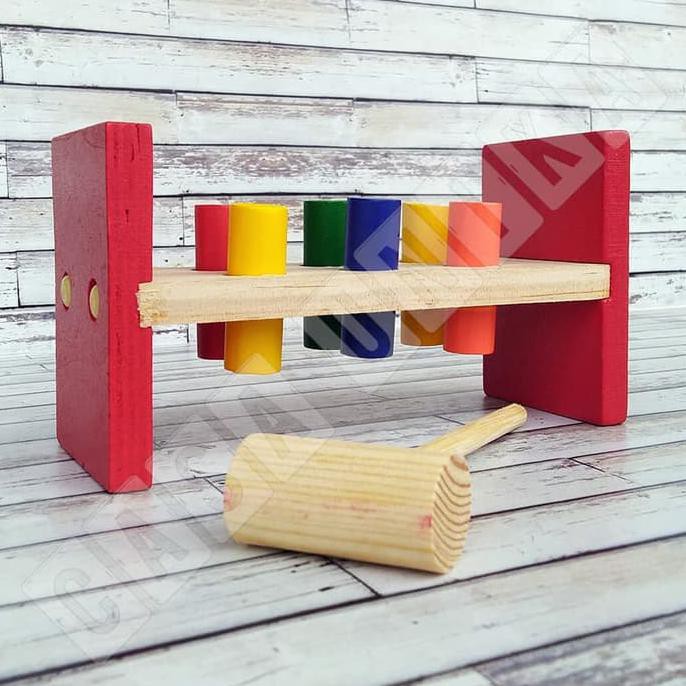 Jual Ketok Palu Pasak Kayu - Puzzle Mainan Edukasi Strikes the Wooden ...