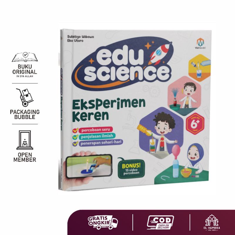 Jual Buku Sains Anak IPA EDU SCIENCE EKSPERIMEN KEREN Ziyad Books ...