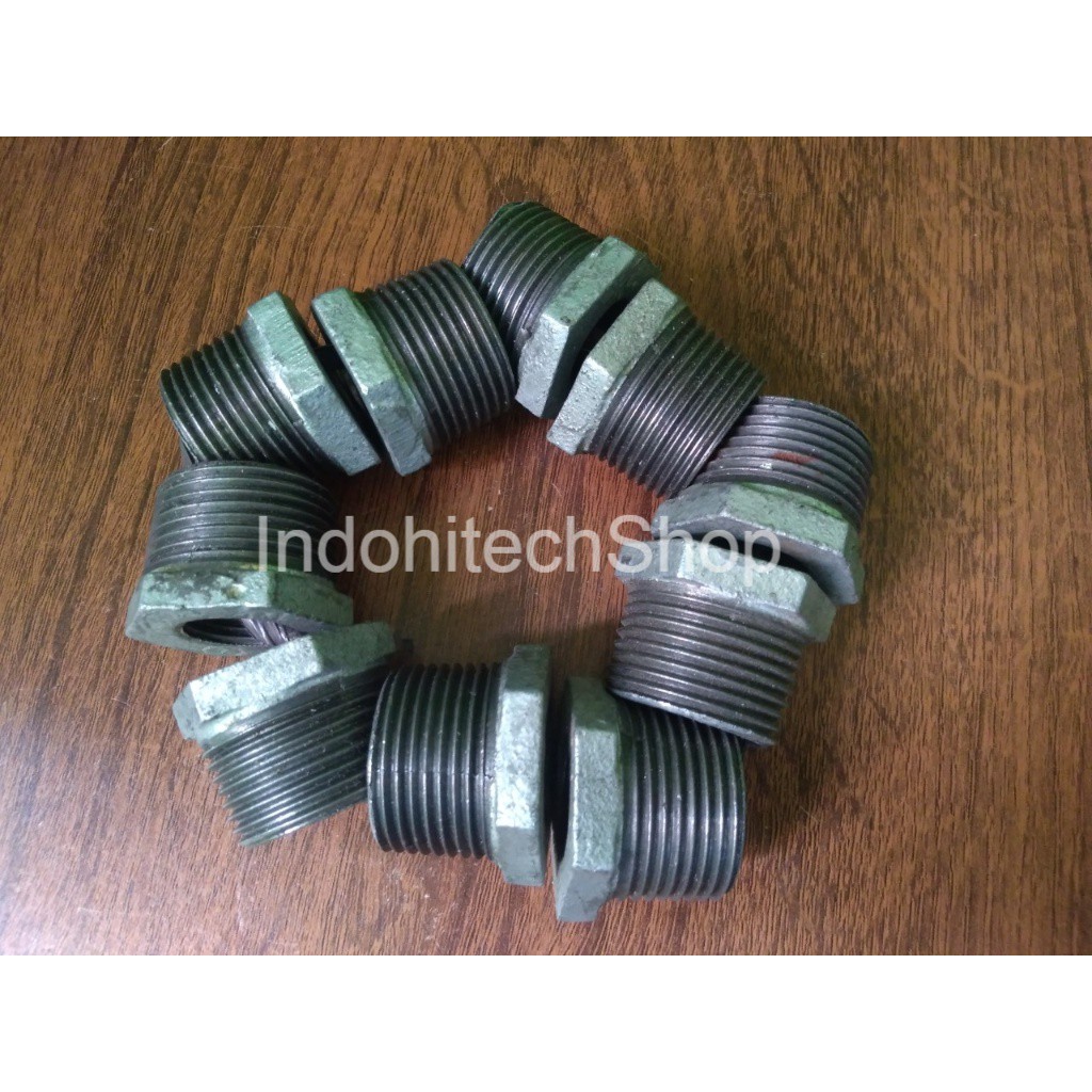 Jual Vlok Ring Galvanis 1 x 1/2 inch Drat Luar Vlok Sok | Shopee Indonesia