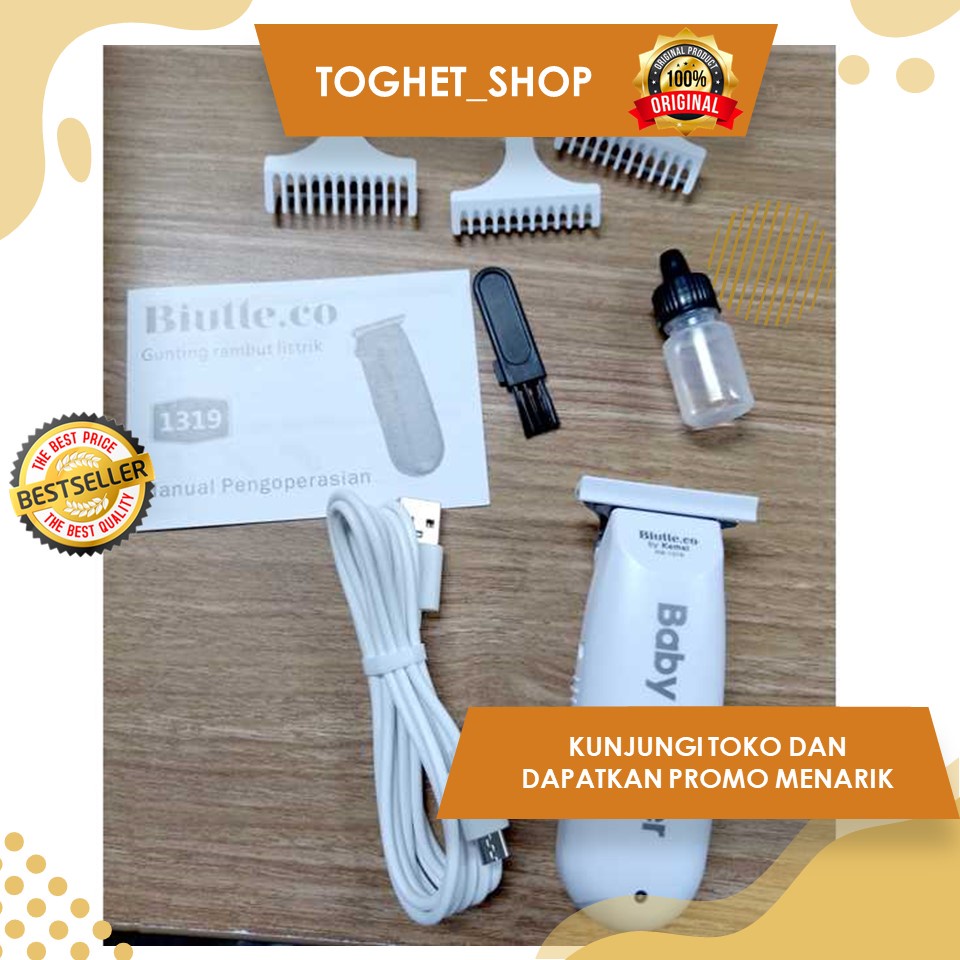 Jual Alat Cukur Rambut Bayi Elektrik Baby Shaver Baby Clipper Alat ...