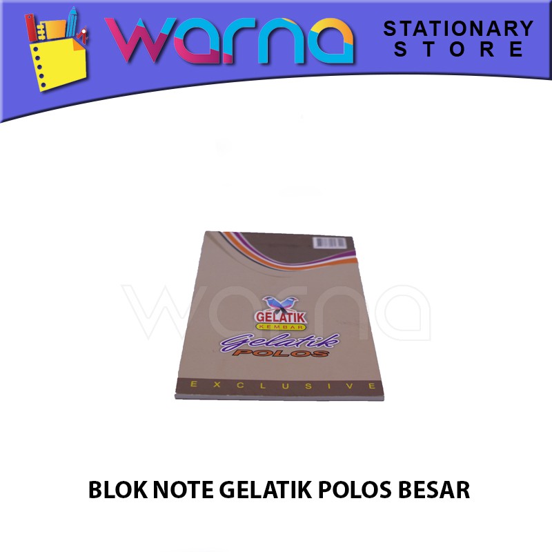 Jual BUKU POLOS/BLOK NOTE GELATIK POLOS BESAR | Shopee Indonesia