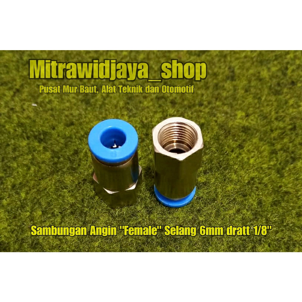 Jual Nepel sambungan selang angin MPCF 6-01 / fitting pneumatic female ...