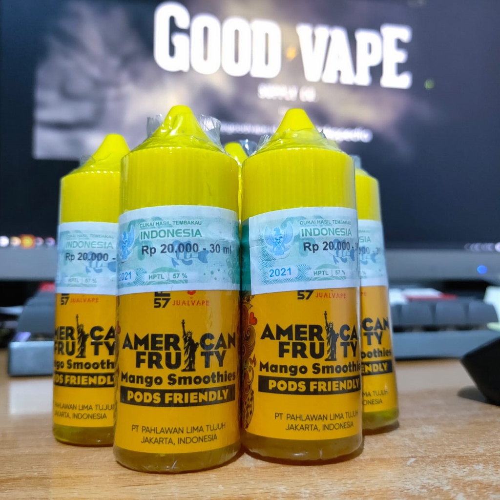 Jual [POD FRIENDLY 30ML 12MG] AMERICAN FRUITY MANGO POD FRIENDLY BY R57 ...