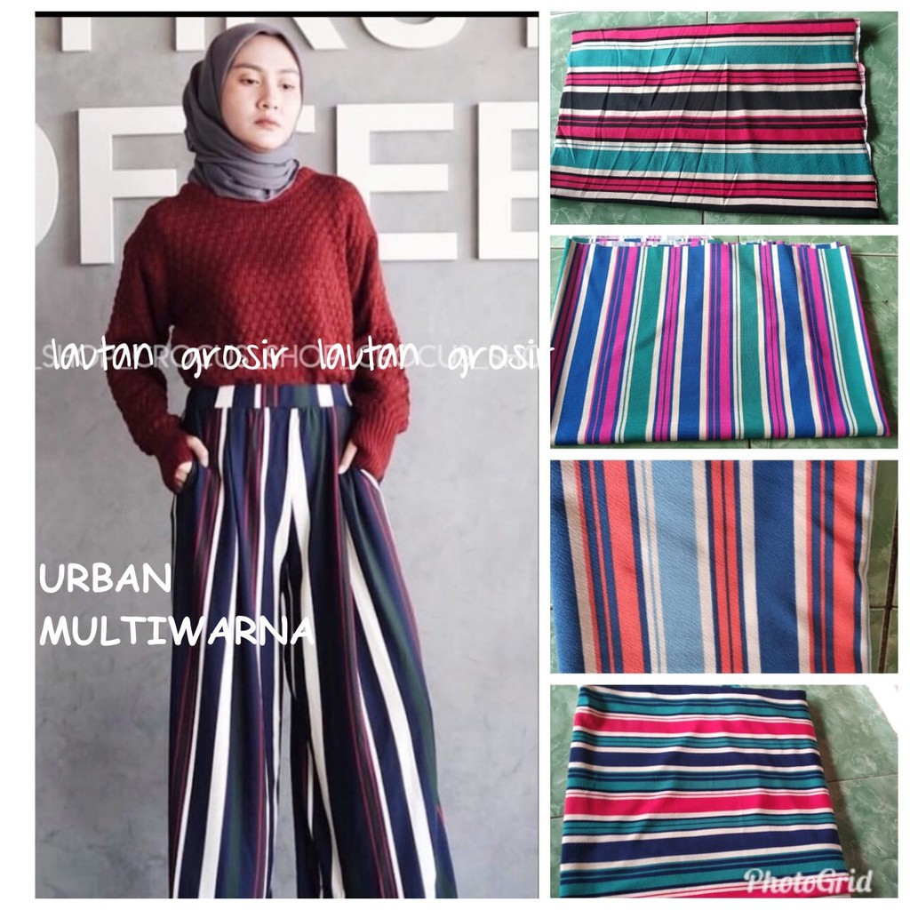 Jual KULOT CREP SALUR BB 45-60KG // CELANA KULOT MOTIF WANITA //KULOT ...