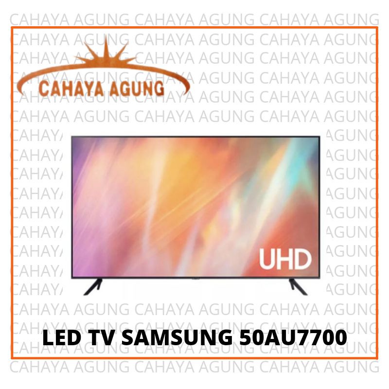 Jual LED TV SAMSUNG 50INCH 50AU7700 AU7700 4K CRYSTAL UHD SMART | Shopee Indonesia