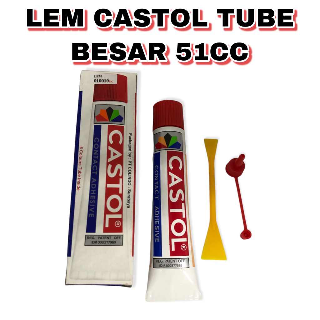 Jual LEM CASTOL TUBE BESAR 51CC /2 PCS | Shopee Indonesia