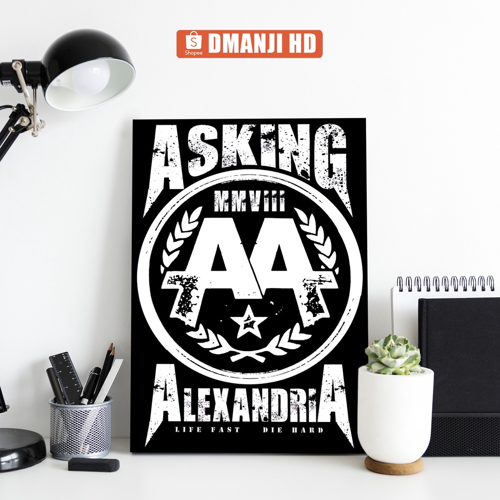 Jual DMANJI HD | Hiasan dinding Band Asking Alexandria | Poster bingkai ...