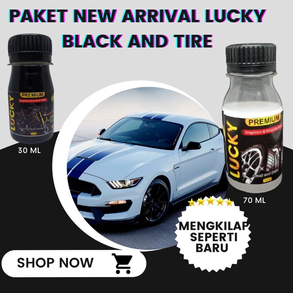 Jual PENGHITAM BODY MOTOR PERMANEN ISI 30 ML + TIRE SEMIR BAN MOBIL DAN ...