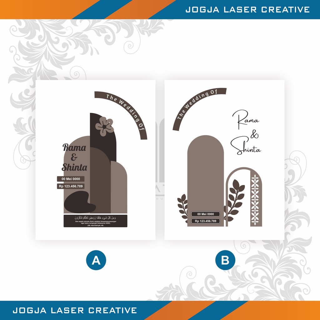 Jual MAHAR ORNAMEN RUSTIC BAHAN TRIPLEK | Shopee Indonesia