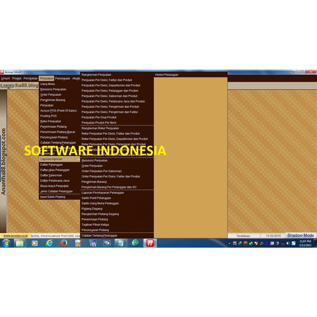 Jual SOftware akuntansi canggih untuk berbagai macam usaha ACOSYS full ...