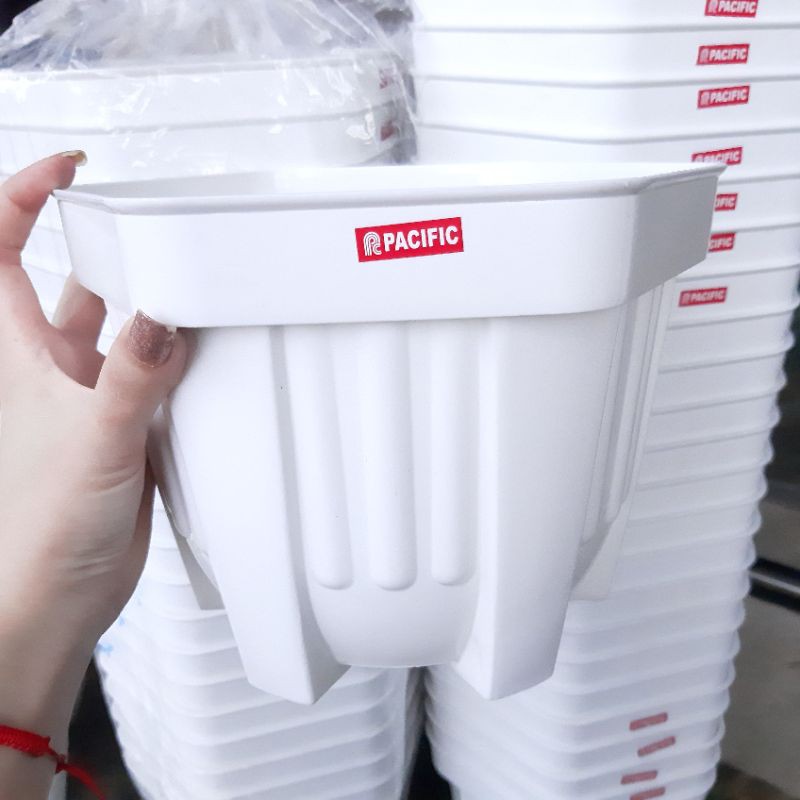Jual pot bunga segi 6 PACIFIC 20CM (1KG MUAT 6PCS) | Shopee Indonesia