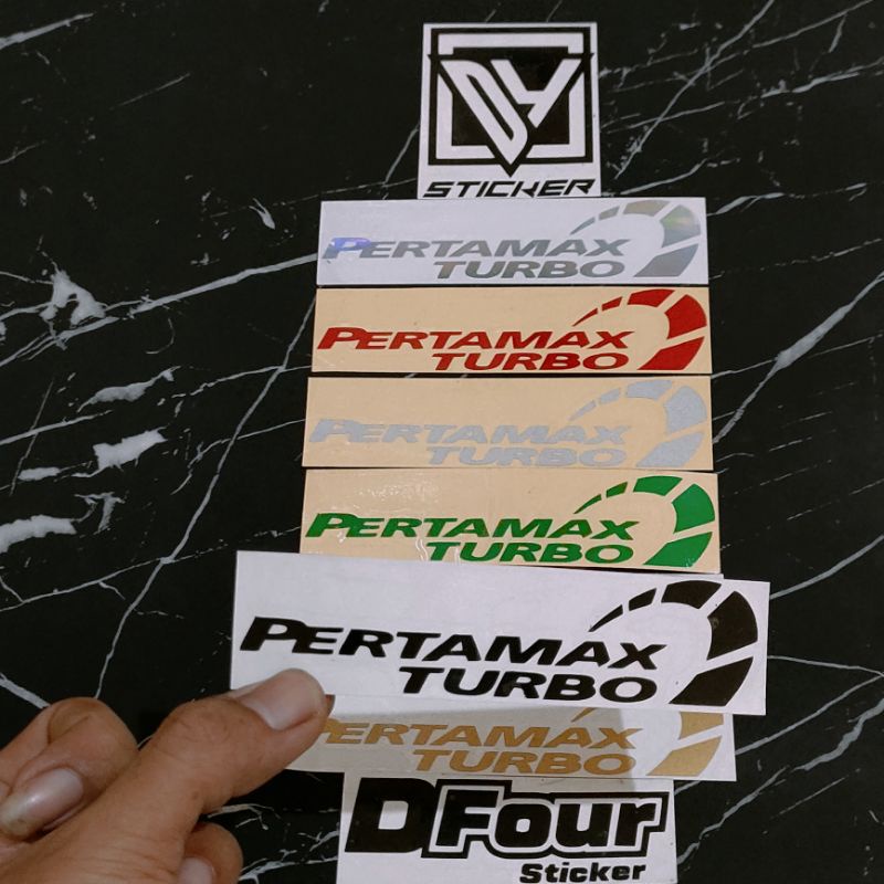 Jual STICKER PERTAMAX TURBO STICKER MOTOR MOBIL CUTTING | Shopee Indonesia