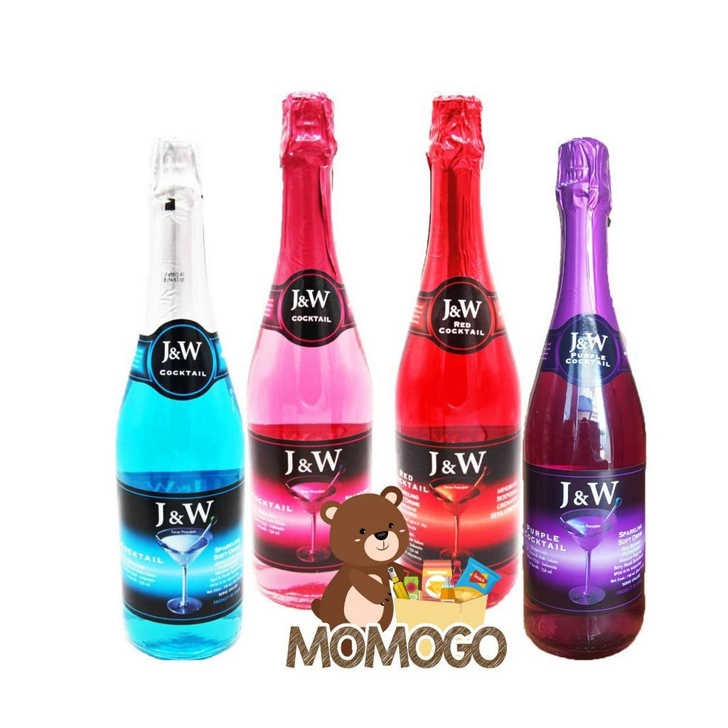 Jual J&W Sparkling Juice Cocktail 750ml RED/PINK/BLUE/PURPLE | Shopee ...