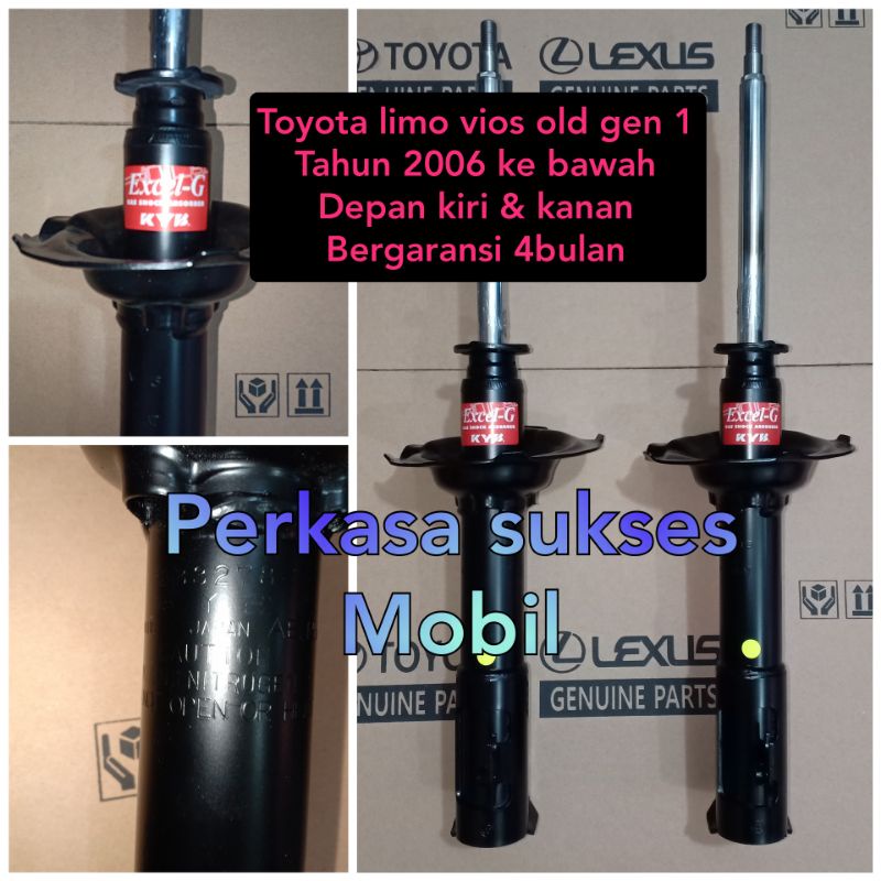Jual shockbreaker shock absorber toyota vios gen 1 tahun 2003 2004 2005 2006 depan kayaba ...