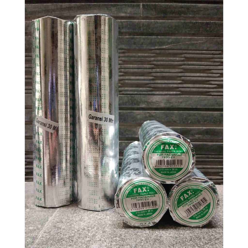 Jual Kertas Fax Ukuran 210 x 30 meter | Shopee Indonesia