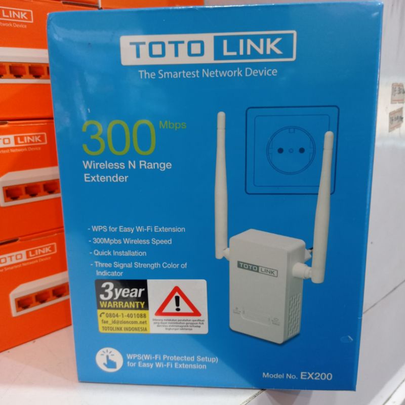 Jual TOTOLINK EX200 - Range Extender Repeater 300Mbps Wireless / PESAN ...