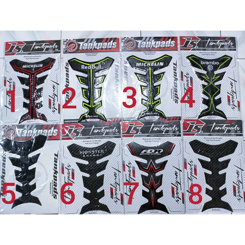 Jual Tankpads tank protector motor motif karbon | pelindung atas tangki ...