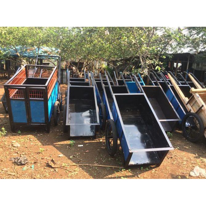 Jual gerobak besi ban motor | Shopee Indonesia