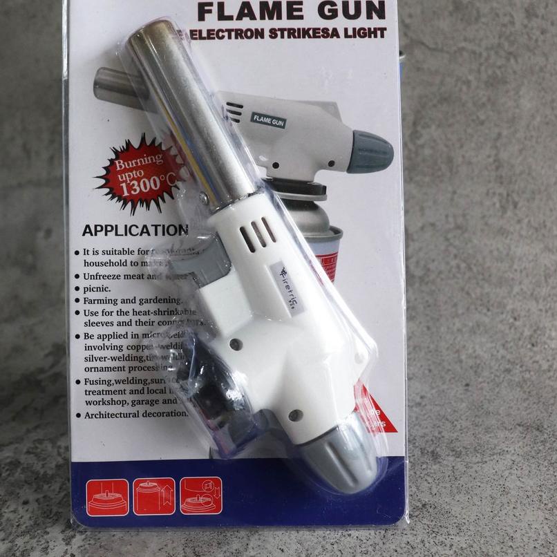 Jual gas torch portable / kepala gas alat pematik api / flame gun BBQ ...