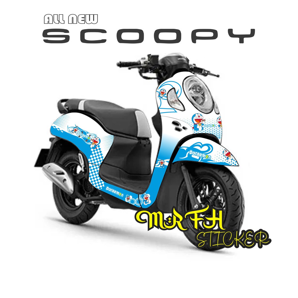 Jual Decal scoopy dekal Scopy full body Full Blok New Fi 2017 2018 2019 2020 doraemon | Shopee ...