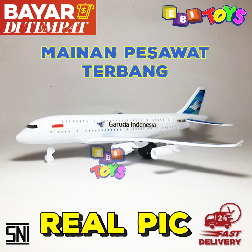 Jual Mainan Pesawat Terbang Garuda Indonesia Citilink Batik Air Lion ...