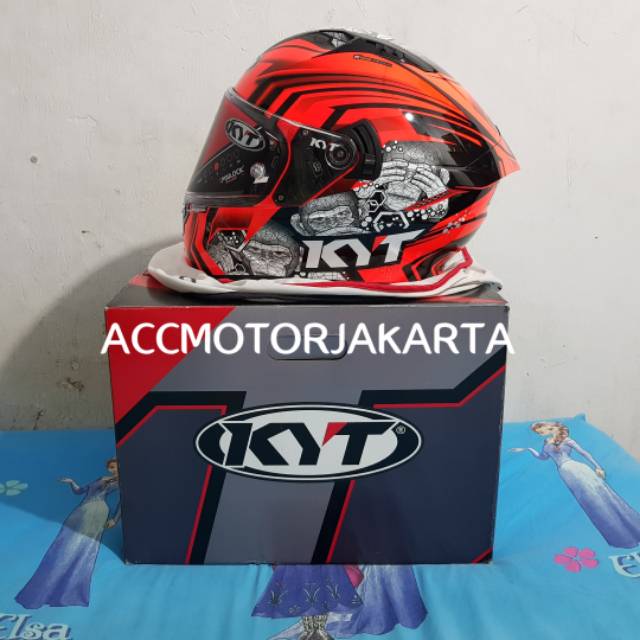 Jual KYT NFR Replica Rathapark Limited Edition SNI | Original KYT 100% | Shopee Indonesia