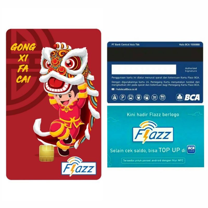 Jual Flazz BCA Gen 2 IMLEK RED BARONGSAI / CHINESE NEW YEAR EDITION ORI /Like eTOLL eMONEY ...