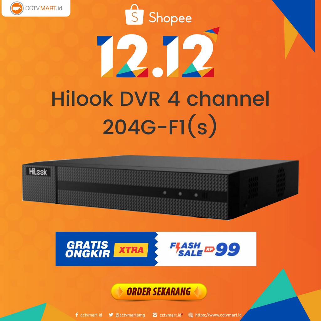 Jual DVR Hilook 4 Channel 204G-F1(s) | Shopee Indonesia