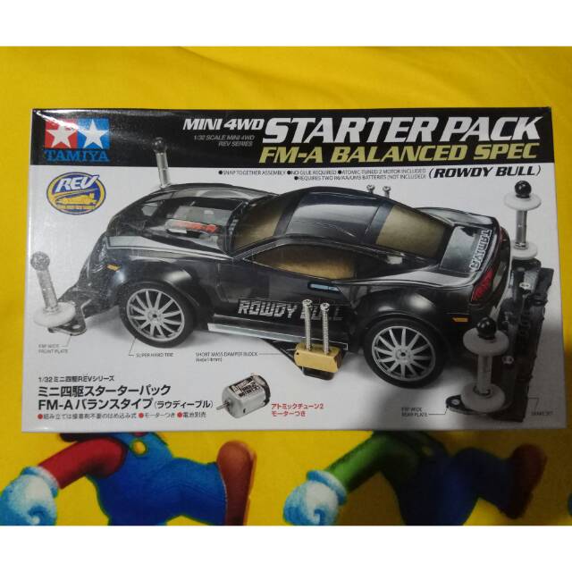 Jual Tamiya Starter Pack FM-A Rowdy Bull Balanced Spec | Shopee Indonesia