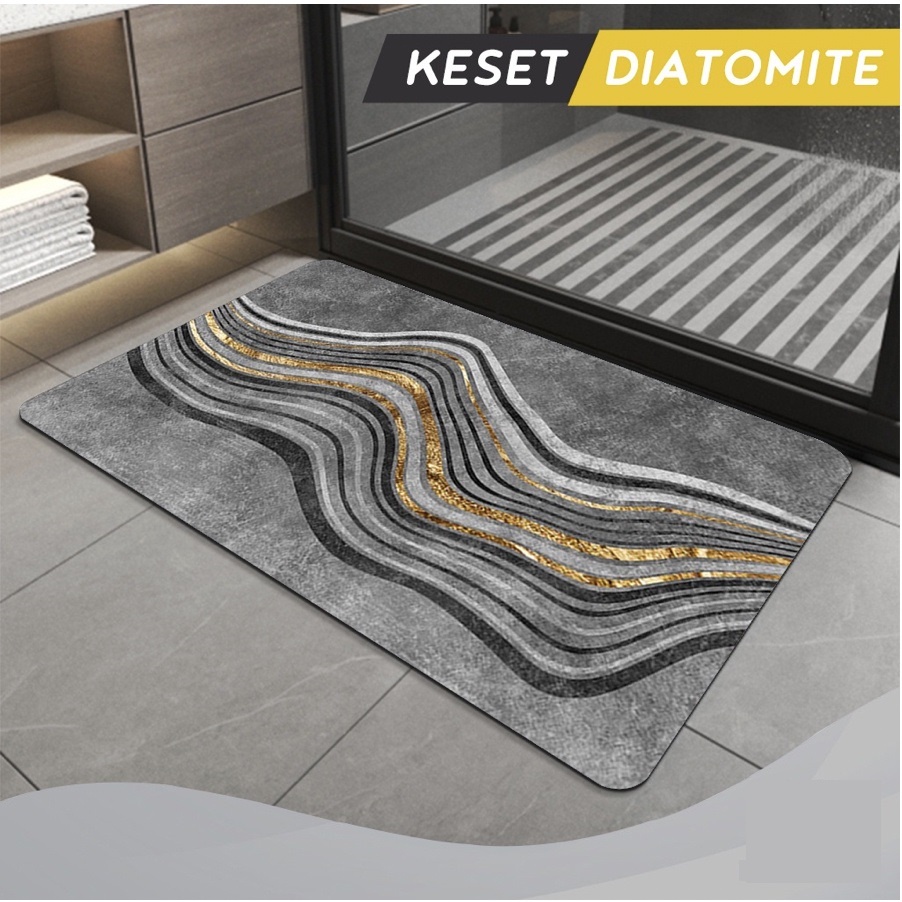 Jual Keset Kaki Nyerap Air Viral Tiktok Diatomite Anti Slip Keset Batu ...