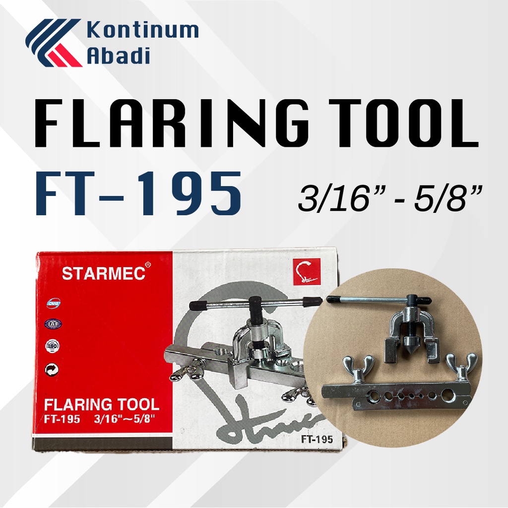 Jual FLARING TOOL SET PIPA AC - FT 195 | STARMEC | Shopee Indonesia