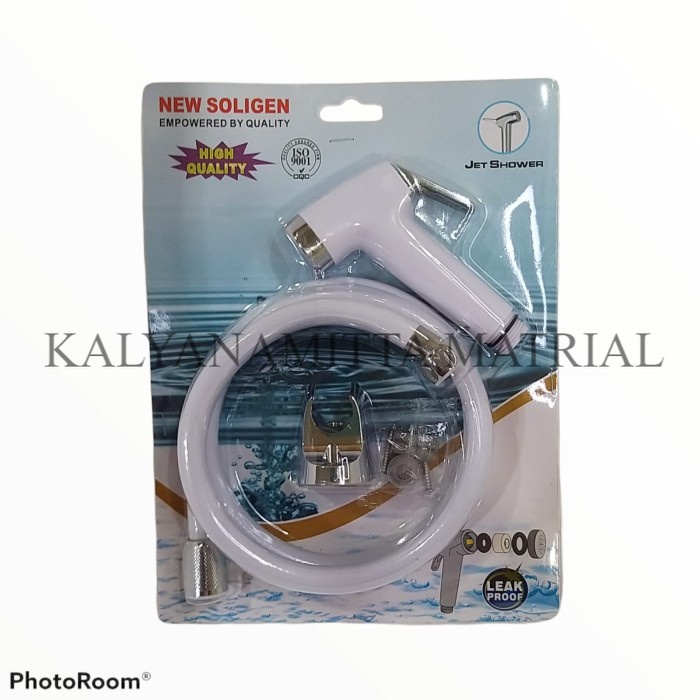Jual Jet Shower Toilet Soligen/Soligen Jet Shower putih, biru, pink ...