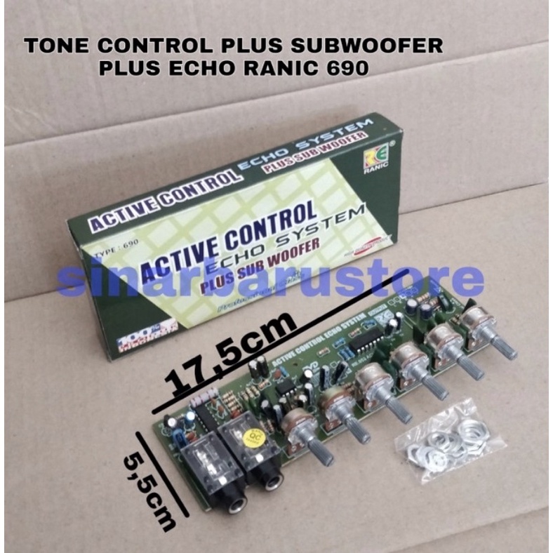 Jual Active Tone Control Echo System + Subwoofer Type-690 Ranic ...