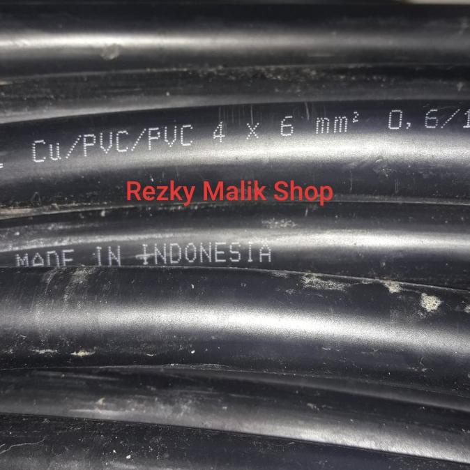 Jual Kabel Hitam Nyy 4X6 Supreme / 4 Besar ( Kabelindo / Metal ...