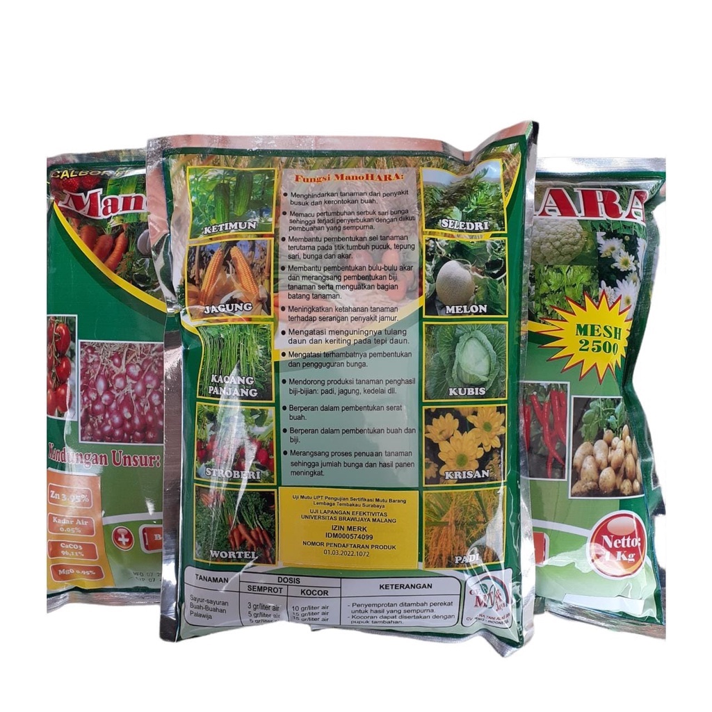 Jual Manohara 1Kg Pupuk Kalsium Calsium Boron Fertilizer 100% Original ...