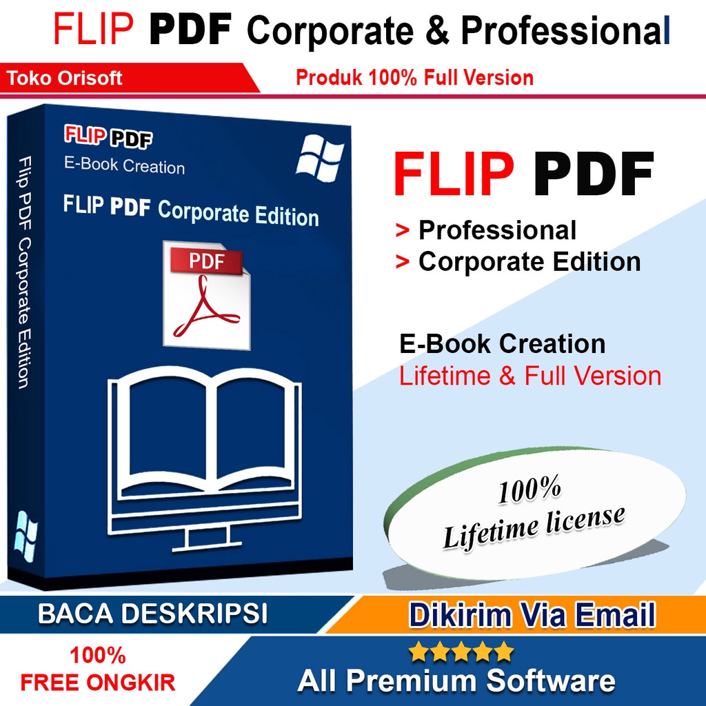 Jual FlipBook Flip PDF Professinal & Corporate 2022 Lifetime + Video ...