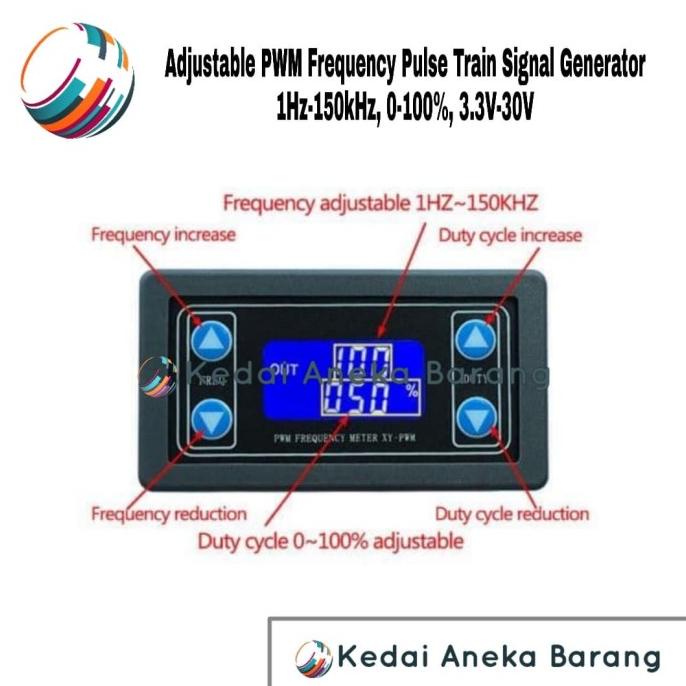 Jual 1Hz-150KHz PWM Frequency Pulse Train Module PLC Signal Generator ...