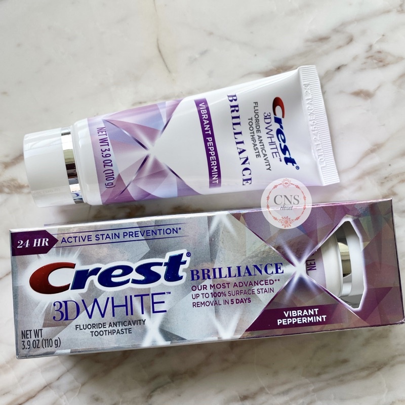 Jual Crest 3D White Brilliance Toothpaste (Odol Untuk Memutihkan Gigi) | Shopee Indonesia