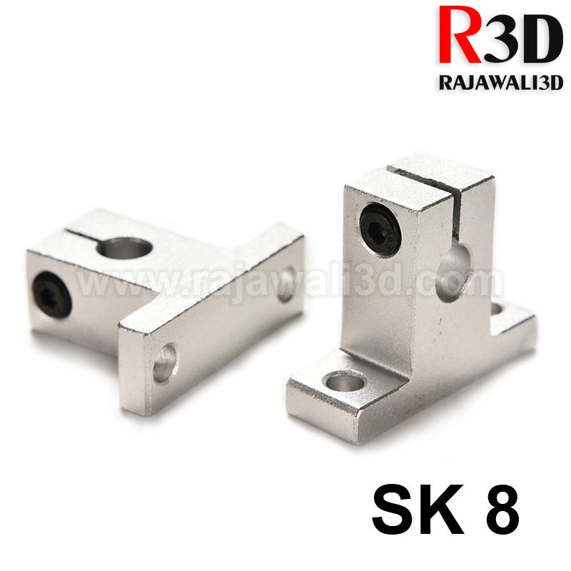 Jual Linear Rail Shaft Support SK8, SK10, SK12, SK16, SK20, SK25 High ...