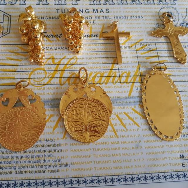 Jual Liontin 10 gram Emas Murni london 24K kadar 99,99% | Shopee Indonesia